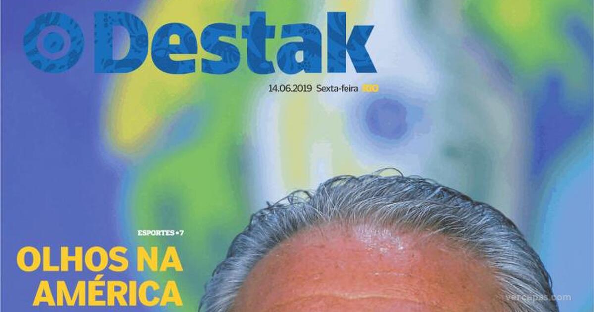 Capa - Destak-Rio de Janeiro de 2019-06-14