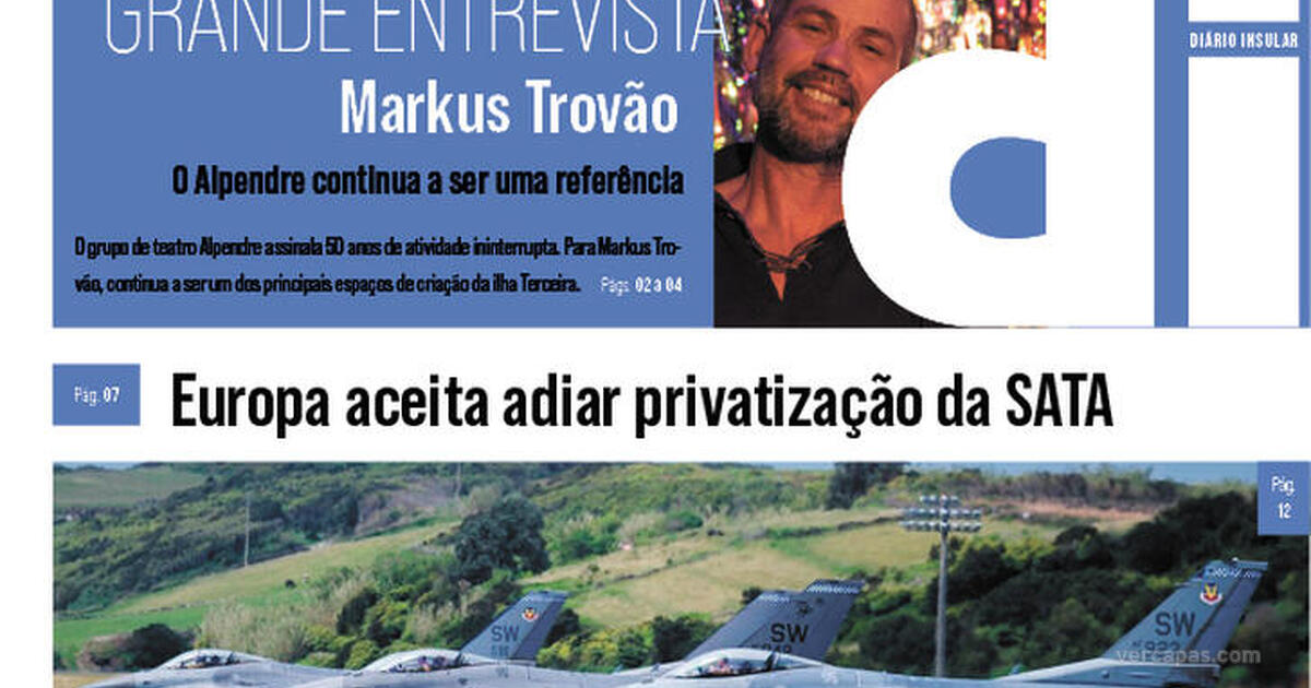 Capa - Diário Insular de 2026-01-06